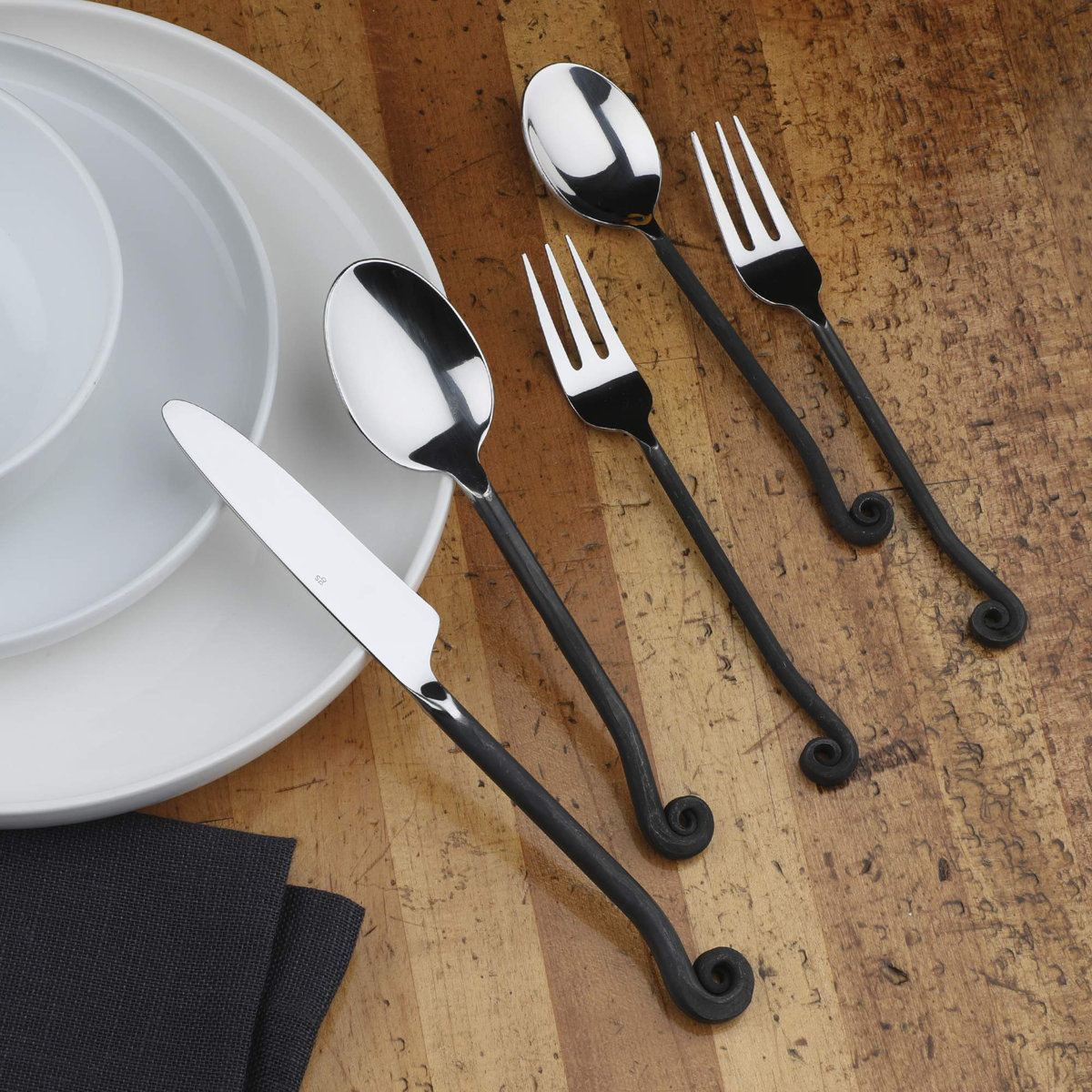 Gourmet Settings Treble Clef 20 Piece Flatware Set, Service for 4 & Reviews | Wayfair